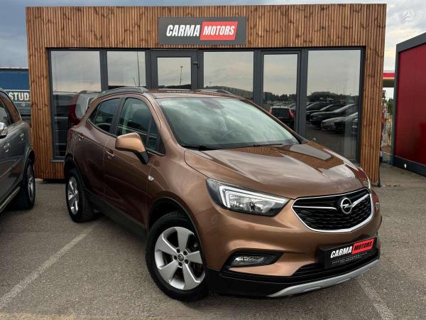 Brown Opel Mokka X 2017 in Vilnius, with an engine capacity of 1.60 L and mileage of 77 thousand km for 8690 €, photo 1 on AUTOMOTO.COM.LV