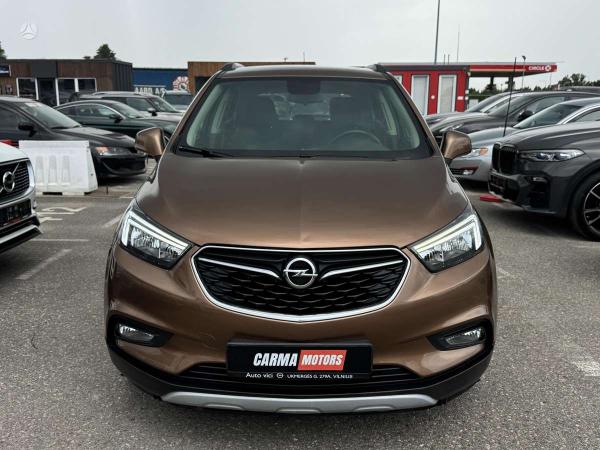 Brown Opel Mokka X 2017 in Vilnius, with an engine capacity of 1.60 L and mileage of 77 thousand km for 8690 €, photo 7 on AUTOMOTO.COM.LV