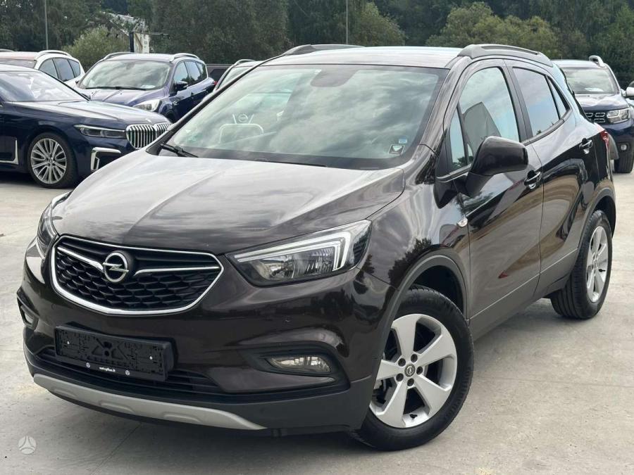 Brown Opel Mokka X 2017 in Alytus, with an engine capacity of 1.60 L and mileage of 217 thousand km for 8350 €, photo 1 on AUTOMOTO.COM.LV