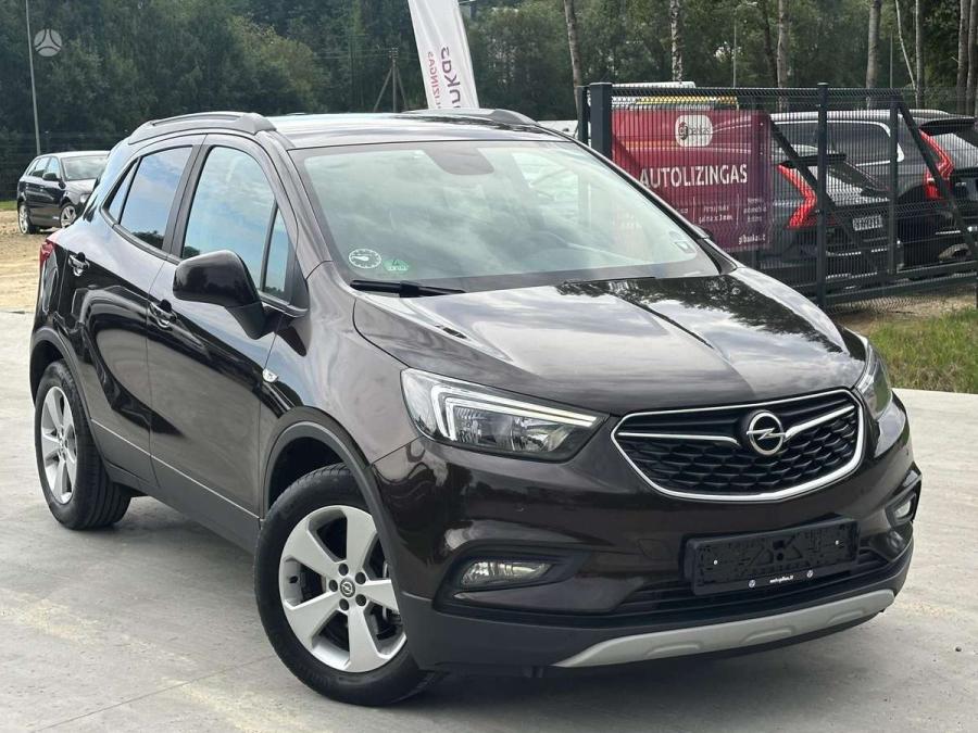 Brown Opel Mokka X 2017 in Alytus, with an engine capacity of 1.60 L and mileage of 217 thousand km for 8350 €, photo 3 on AUTOMOTO.COM.LV