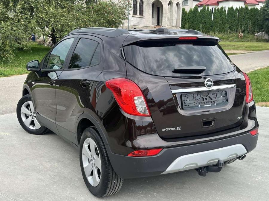 Brown Opel Mokka X 2017 in Alytus, with an engine capacity of 1.60 L and mileage of 217 thousand km for 8350 €, photo 4 on AUTOMOTO.COM.LV