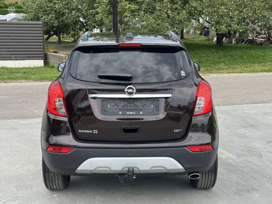 Brown Opel Mokka X 2017 in Alytus, with an engine capacity of 1.60 L and mileage of 217 thousand km for 8350 €, photo 5 on AUTOMOTO.COM.LV