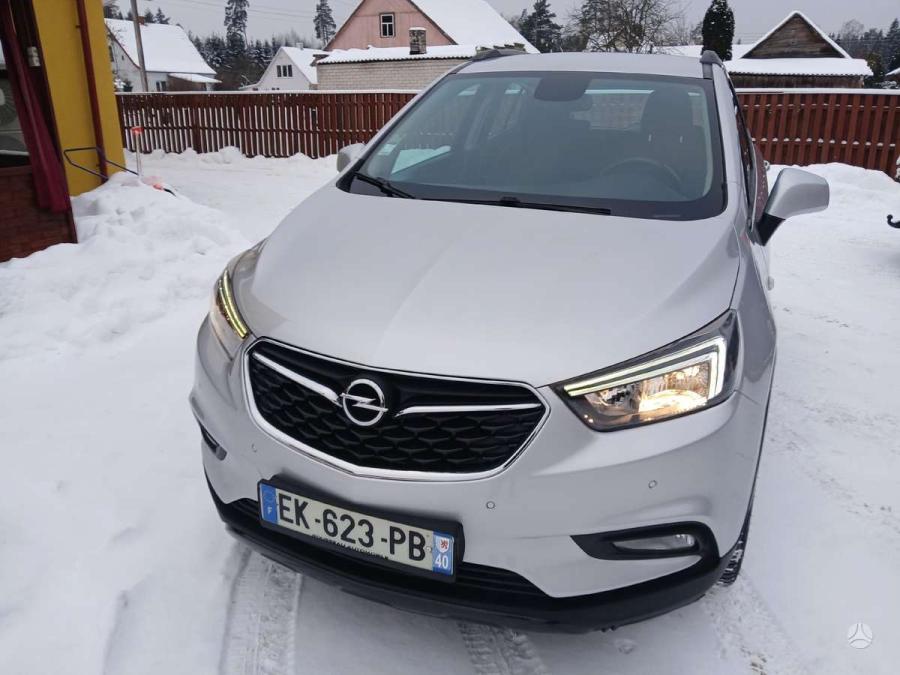 Pelēks Opel Mokka X 2017 Kazlų Rūda, ar dzinēja tilpumu 1.60 L un nobraukumu 217 tūkst. km par 8500 €, foto 1 vietnē AUTOMOTO.COM.LV