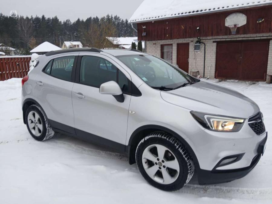 Pelēks Opel Mokka X 2017 Kazlų Rūda, ar dzinēja tilpumu 1.60 L un nobraukumu 217 tūkst. km par 8500 €, foto 2 vietnē AUTOMOTO.COM.LV