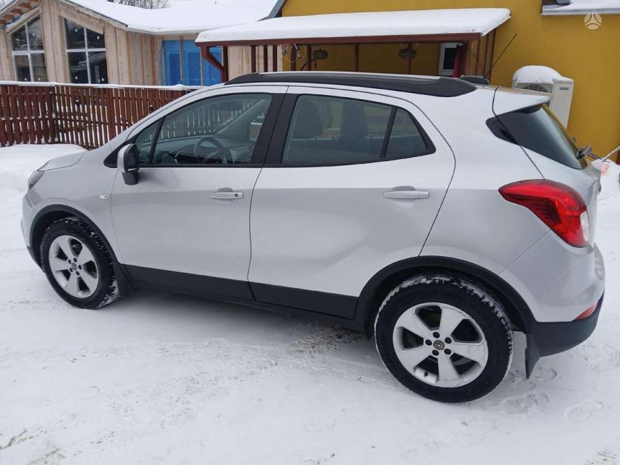 Pelēks Opel Mokka X 2017 Kazlų Rūda, ar dzinēja tilpumu 1.60 L un nobraukumu 217 tūkst. km par 8500 €, foto 4 vietnē AUTOMOTO.COM.LV