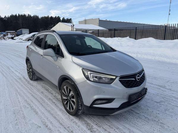 Grey Opel Mokka X 2017 in Vilnius, with an engine capacity of 1.60 L and mileage of 153 thousand km for 8950 €, photo 3 on AUTOMOTO.COM.LV