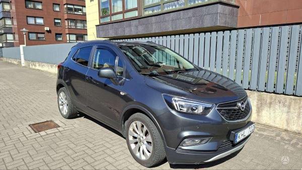 Grey Opel Mokka X 2017 in Klaipeda, with an engine capacity of 1.60 L and mileage of 126 thousand km for 8100 €, photo 4 on AUTOMOTO.COM.LV