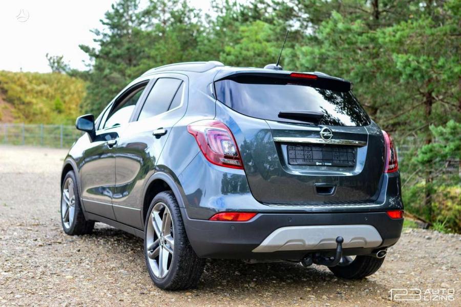 Grey Opel Mokka X 2017 in Kretinga, with an engine capacity of 1.60 L and mileage of 171 thousand km for 10550 €, photo 8 on AUTOMOTO.COM.LV