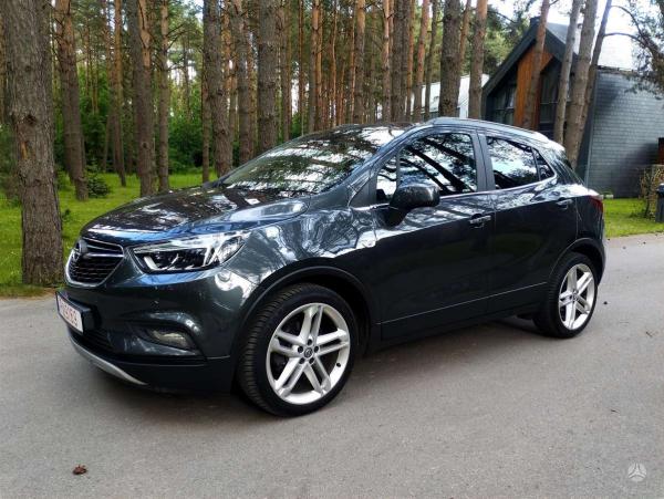 Pelēks Opel Mokka X 2017 Viļņa, ar dzinēja tilpumu 1.40 L un nobraukumu 158 tūkst. km par 8900 €, foto 2 vietnē AUTOMOTO.COM.LV