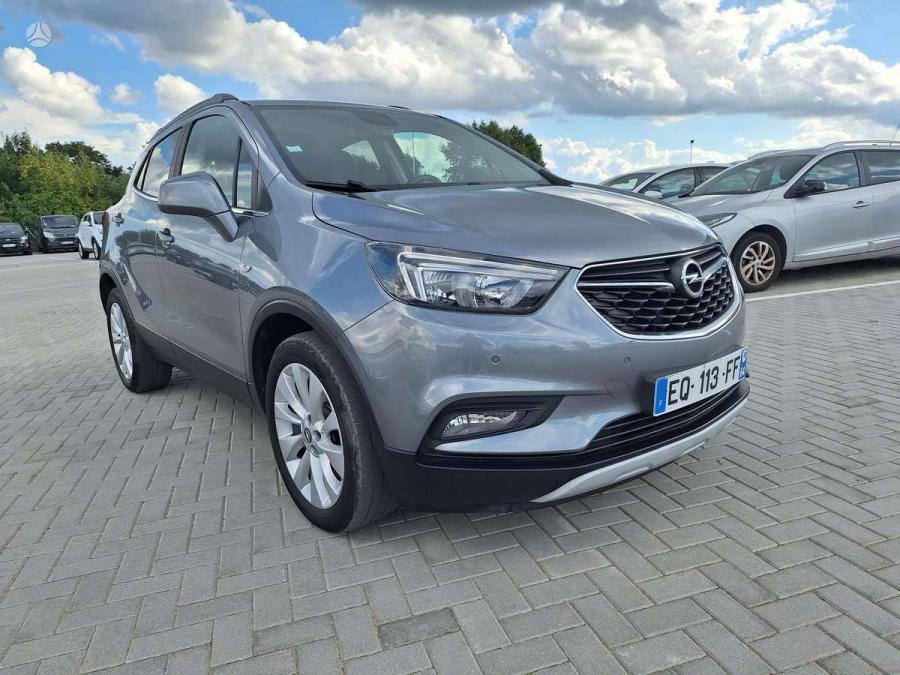 Grey Opel Mokka X 2017 in Taurage, with an engine capacity of 1.60 L and mileage of 169 thousand km for 6900 €, photo 1 on AUTOMOTO.COM.LV