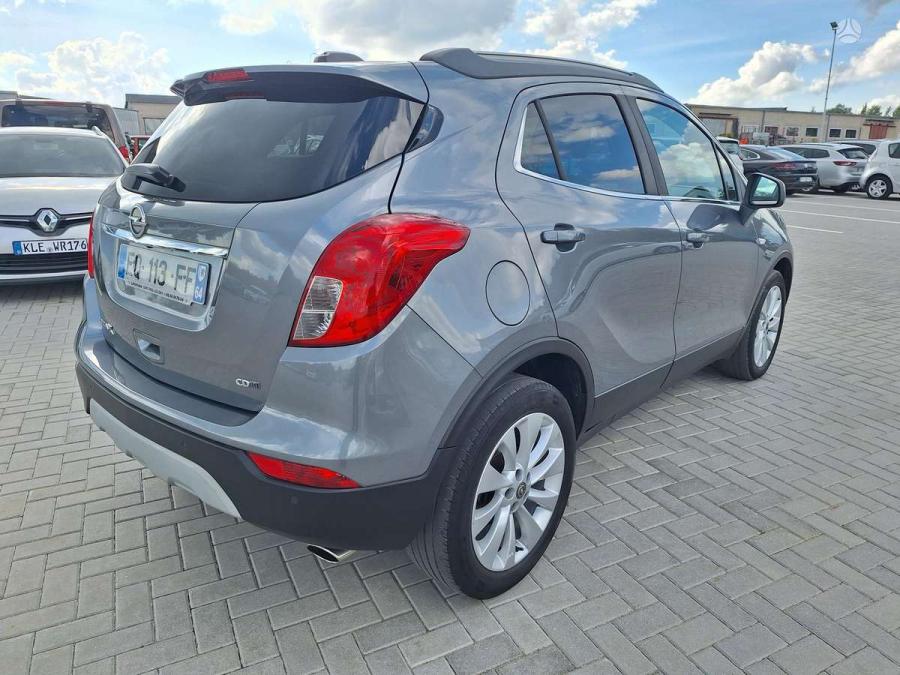 Grey Opel Mokka X 2017 in Taurage, with an engine capacity of 1.60 L and mileage of 169 thousand km for 6900 €, photo 8 on AUTOMOTO.COM.LV