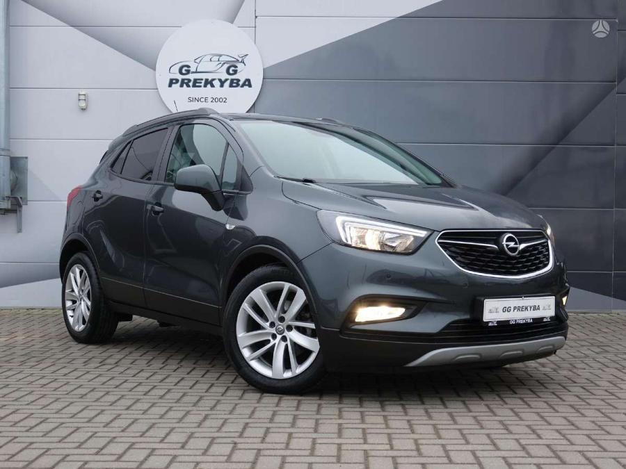 Grey Opel Mokka X 2018 in Kaunas, with an engine capacity of 1.40 L and mileage of 182 thousand km for 9950 €, photo 1 on AUTOMOTO.COM.LV