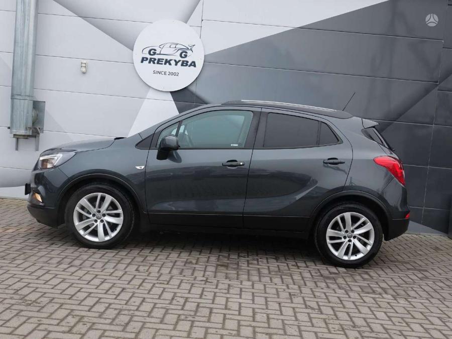 Grey Opel Mokka X 2018 in Kaunas, with an engine capacity of 1.40 L and mileage of 182 thousand km for 9950 €, photo 6 on AUTOMOTO.COM.LV