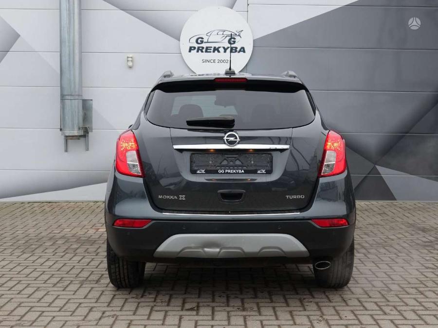Grey Opel Mokka X 2018 in Kaunas, with an engine capacity of 1.40 L and mileage of 182 thousand km for 9950 €, photo 8 on AUTOMOTO.COM.LV