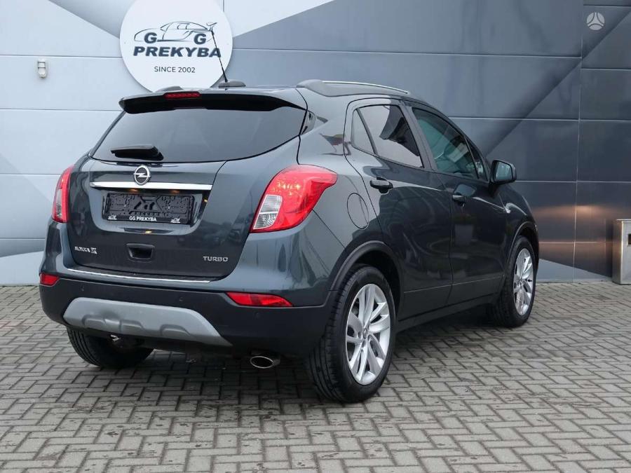 Grey Opel Mokka X 2018 in Kaunas, with an engine capacity of 1.40 L and mileage of 182 thousand km for 9950 €, photo 9 on AUTOMOTO.COM.LV