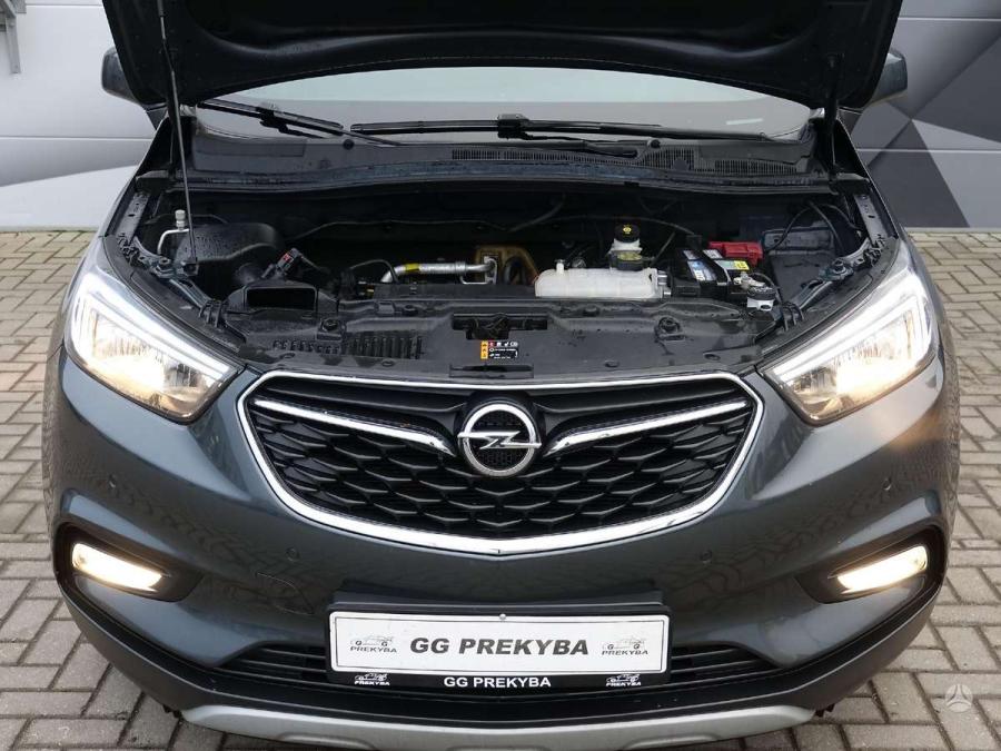 Grey Opel Mokka X 2018 in Kaunas, with an engine capacity of 1.40 L and mileage of 182 thousand km for 9950 €, photo 24 on AUTOMOTO.COM.LV