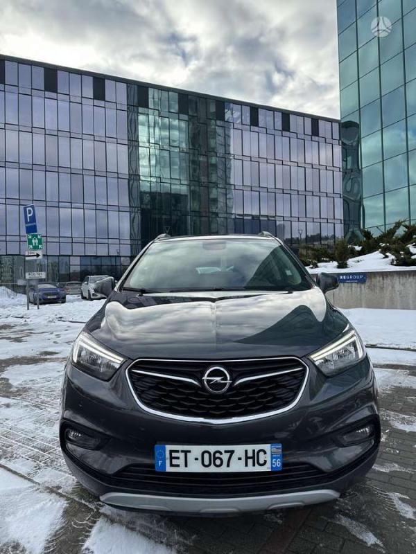 Pelēks Opel Mokka X 2018 Viļņa, ar dzinēja tilpumu 1.60 L un nobraukumu 209 tūkst. km par 8999 €, foto 1 vietnē AUTOMOTO.COM.LV