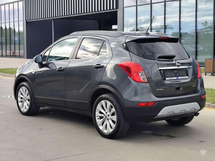 Grey Opel Mokka X 2018 in Siauliai, with an engine capacity of 1.60 L and mileage of 199 thousand km for 8300 €, photo 7 on AUTOMOTO.COM.LV