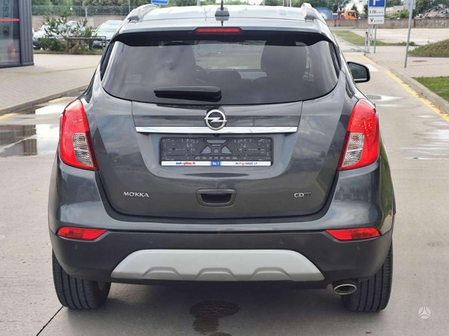 Grey Opel Mokka X 2018 in Siauliai, with an engine capacity of 1.60 L and mileage of 199 thousand km for 8300 €, photo 8 on AUTOMOTO.COM.LV