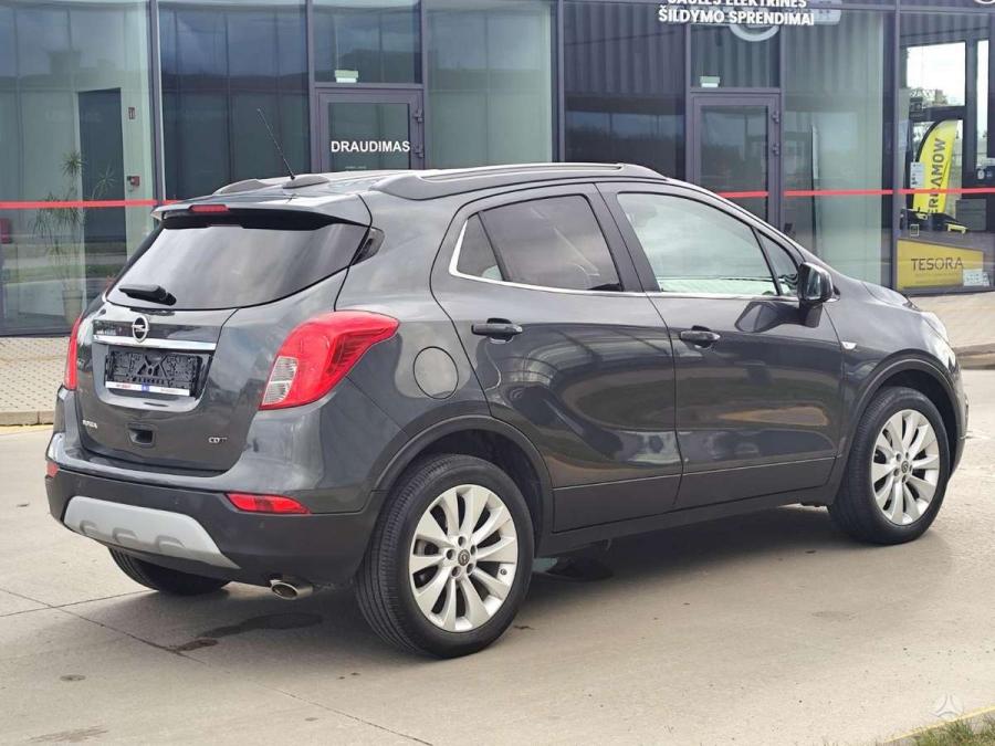 Grey Opel Mokka X 2018 in Siauliai, with an engine capacity of 1.60 L and mileage of 199 thousand km for 8300 €, photo 13 on AUTOMOTO.COM.LV