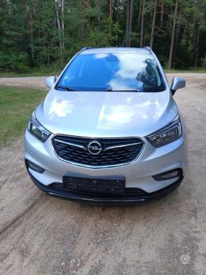 Grey Opel Mokka X 2017 in Marijampole, with an engine capacity of 1.60 L and mileage of 217 thousand km for 7390 €, photo  on AUTOMOTO.COM.LV