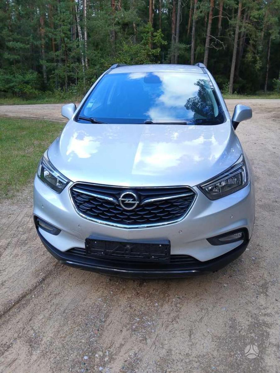 Grey Opel Mokka X 2017 in Marijampole, with an engine capacity of 1.60 L and mileage of 217 thousand km for 7390 €, photo 1 on AUTOMOTO.COM.LV
