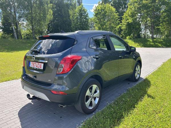 Grey Opel Mokka X 2018 in Plunge, with an engine capacity of 1.60 L and mileage of 205 thousand km for 7950 €, photo 5 on AUTOMOTO.COM.LV