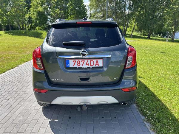 Grey Opel Mokka X 2018 in Plunge, with an engine capacity of 1.60 L and mileage of 205 thousand km for 7950 €, photo 6 on AUTOMOTO.COM.LV