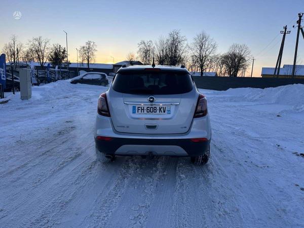 Grey Opel Mokka X 2019 in Taurage, with an engine capacity of 1.60 L and mileage of 126 thousand km for 8900 €, photo 7 on AUTOMOTO.COM.LV