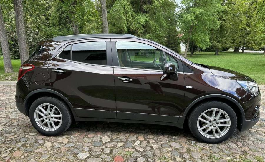 Sarkans Opel Mokka X 2017 Kauņa, ar dzinēja tilpumu 1.60 L un nobraukumu 185 tūkst. km par 10490 €, foto 7 vietnē AUTOMOTO.COM.LV