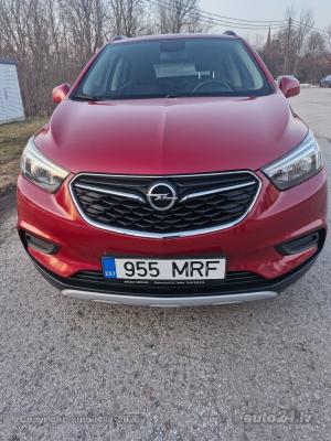 Sarkans Opel Mokka X 2017 Tallina, ar dzinēja tilpumu 1.60 L un nobraukumu 60 tūkst. km par 11500 €, foto  vietnē AUTOMOTO.COM.LV