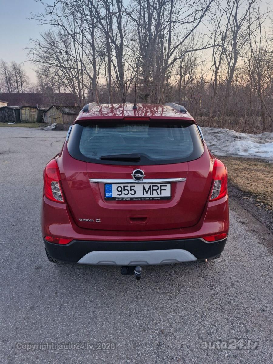 Sarkans Opel Mokka X 2017 Tallina, ar dzinēja tilpumu 1.60 L un nobraukumu 60 tūkst. km par 11500 €, foto 3 vietnē AUTOMOTO.COM.LV