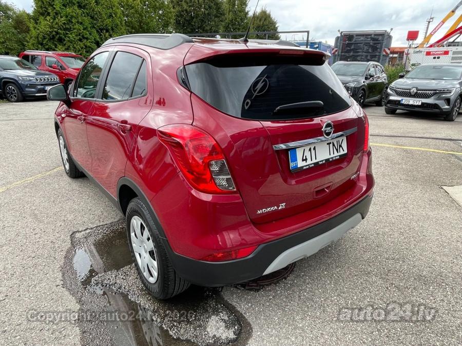 Red Opel Mokka X 2018 in Tartu, with an engine capacity of 1.40 L and mileage of 147 thousand km for 9990 €, photo 5 on AUTOMOTO.COM.LV