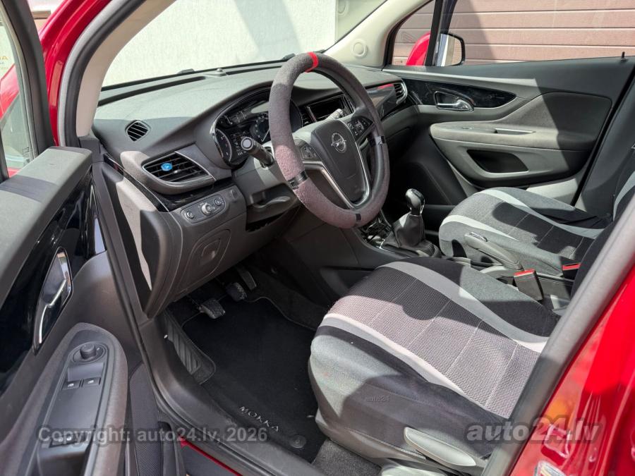 Red Opel Mokka X 2019 in Voru, with an engine capacity of 1.40 L and mileage of 29 thousand km for 10900 €, photo 6 on AUTOMOTO.COM.LV