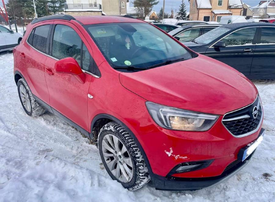 Sarkans Opel Mokka X 2017 Tauragė, ar dzinēja tilpumu 1.60 L un nobraukumu 134 tūkst. km par 6700 €, foto 4 vietnē AUTOMOTO.COM.LV