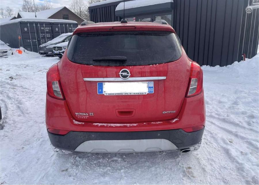Sarkans Opel Mokka X 2017 Tauragė, ar dzinēja tilpumu 1.60 L un nobraukumu 134 tūkst. km par 6700 €, foto 6 vietnē AUTOMOTO.COM.LV