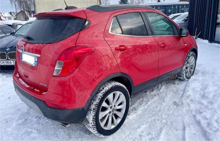 Sarkans Opel Mokka X 2017 Tauragė, ar dzinēja tilpumu 1.60 L un nobraukumu 134 tūkst. km par 6700 €, foto 7 vietnē AUTOMOTO.COM.LV