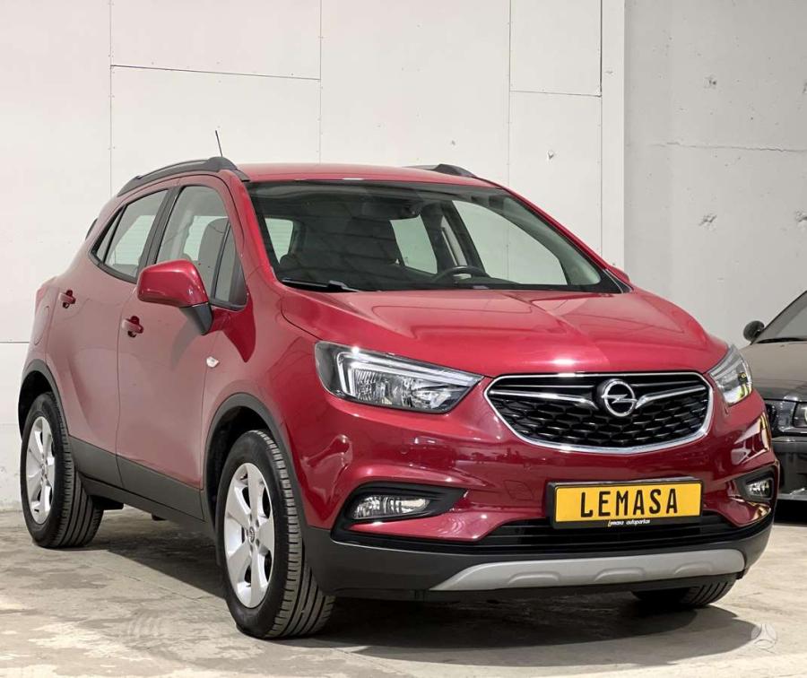 Red Opel Mokka X 2017 in Klaipeda, with an engine capacity of 1.36 L and mileage of 87 thousand km for 9500 €, photo 6 on AUTOMOTO.COM.LV