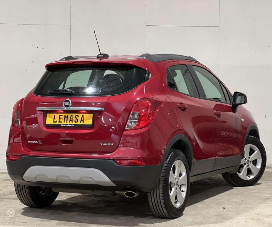 Red Opel Mokka X 2017 in Klaipeda, with an engine capacity of 1.36 L and mileage of 87 thousand km for 9500 €, photo 23 on AUTOMOTO.COM.LV
