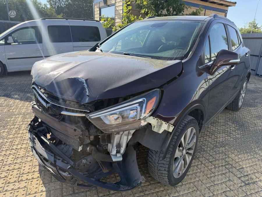 Violets Opel Mokka X 2017 Šauļi, ar dzinēja tilpumu 1.40 L un nobraukumu 174 tūkst. km par 3500 €, foto 9 vietnē AUTOMOTO.COM.LV