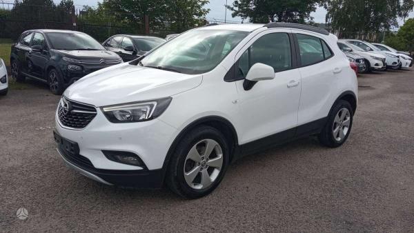 White Opel Mokka X 2017 in Panevezys, with an engine capacity of 1.60 L and mileage of 69 thousand km for 9700 €, photo 8 on AUTOMOTO.COM.LV