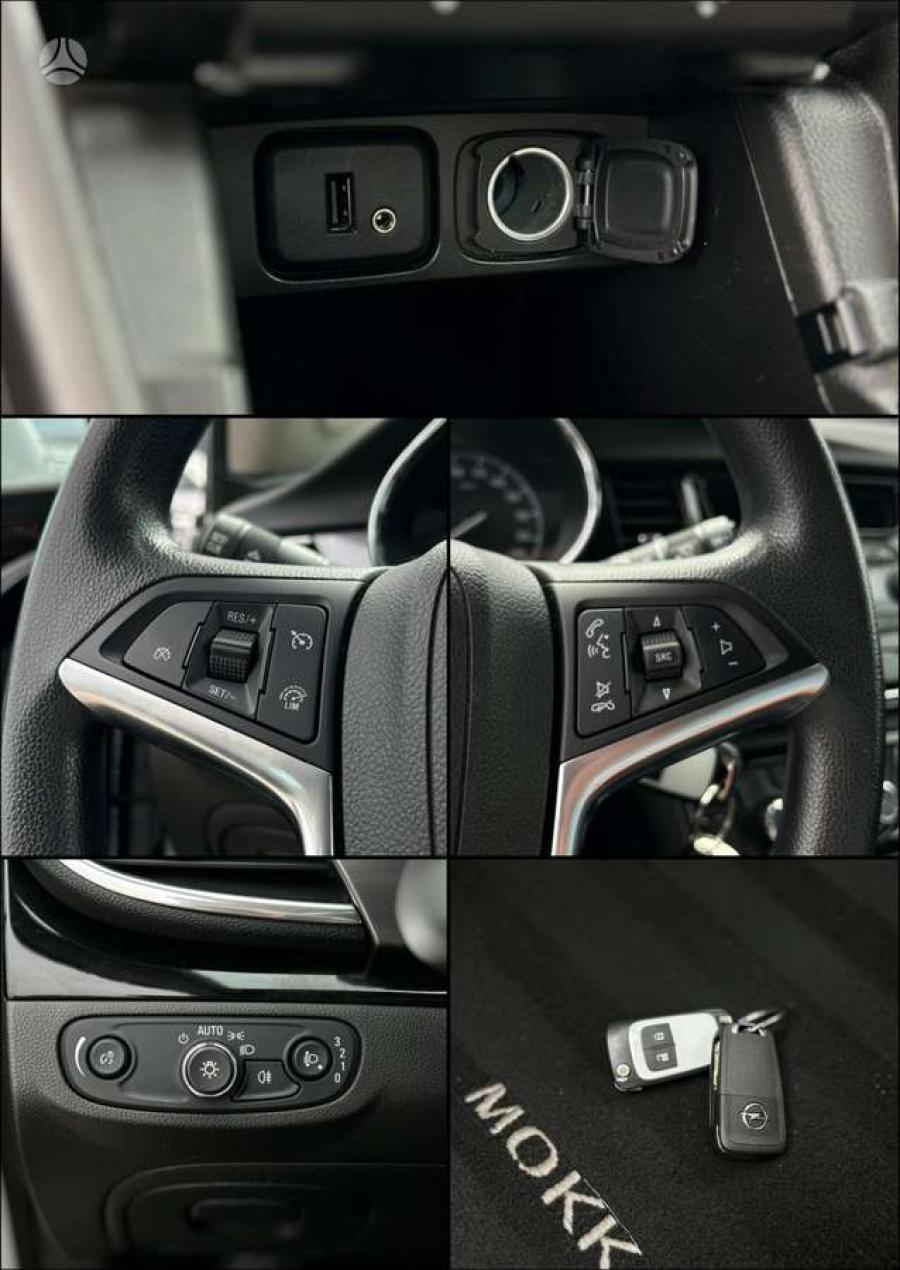 Balts Opel Mokka X 2017 Kauņa, ar dzinēja tilpumu 1.60 L un nobraukumu 90 tūkst. km par 9450 €, foto 23 vietnē AUTOMOTO.COM.LV