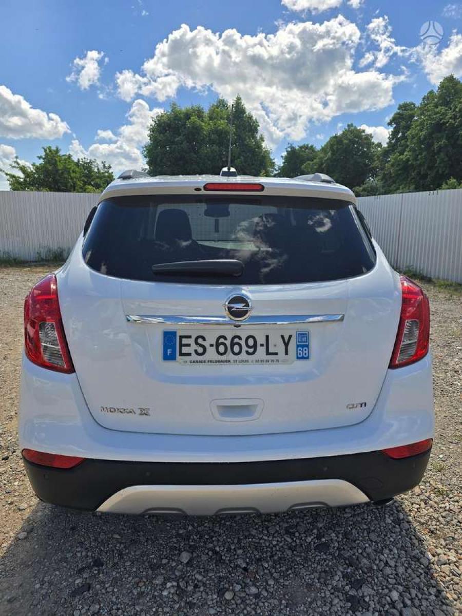 Balts Opel Mokka X 2017 Tauragė, ar dzinēja tilpumu 1.60 L un nobraukumu 152 tūkst. km par 8500 €, foto 5 vietnē AUTOMOTO.COM.LV