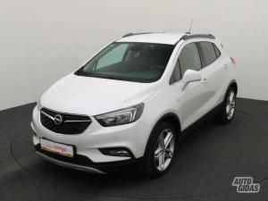 White Opel Mokka X 2018 in Vilnius, with an engine capacity of 1.60 L and mileage of 154 thousand km for 10999 €, photo  on AUTOMOTO.COM.LV