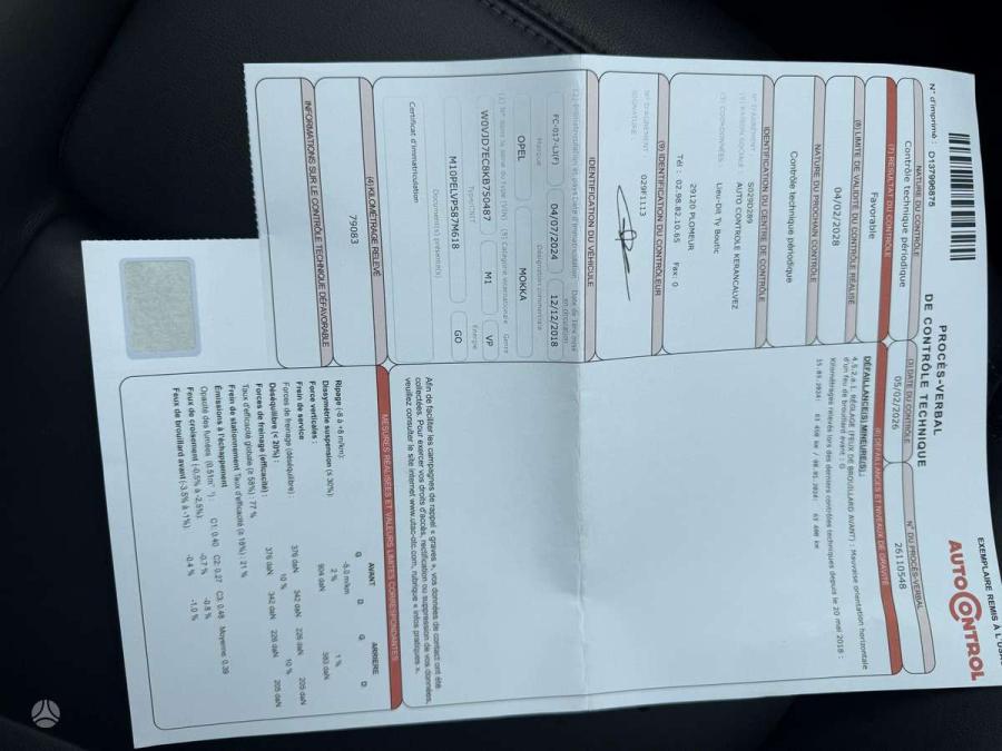 Balts Opel Mokka X 2018 Tauragė, ar dzinēja tilpumu 1.60 L un nobraukumu 82 tūkst. km par 9500 €, foto 35 vietnē AUTOMOTO.COM.LV