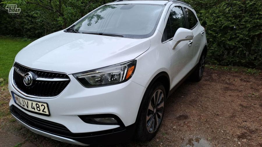 White Opel Mokka X 2019 in Vilnius, with an engine capacity of 1.40 L and mileage of 125 thousand km for 9200 €, photo 1 on AUTOMOTO.COM.LV
