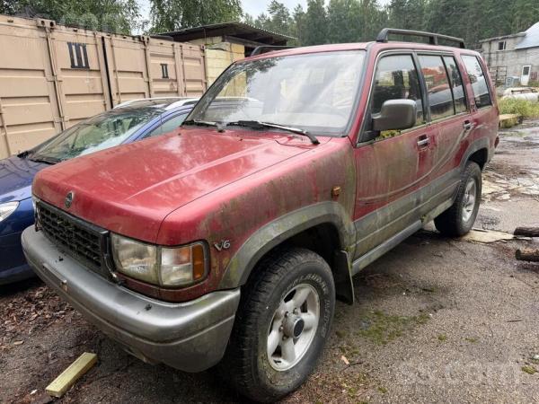 Sarkans Opel Monterey 1998 Rīga, ar dzinēja tilpumu 3.20 L un nobraukumu 151 tūkst. km par 1000 €, foto 2 vietnē AUTOMOTO.COM.LV