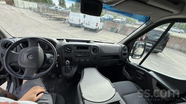 Black Opel Movano 2013 in Cesis, with an engine capacity of 2.30 L and mileage of 279 thousand km for 6500 €, photo 8 on AUTOMOTO.COM.LV