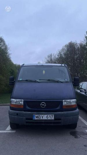 Blue Opel Movano 2003 in Siauliai, with an engine capacity of 1.87 L and mileage of 400 thousand km for 950 €, photo  on AUTOMOTO.COM.LV
