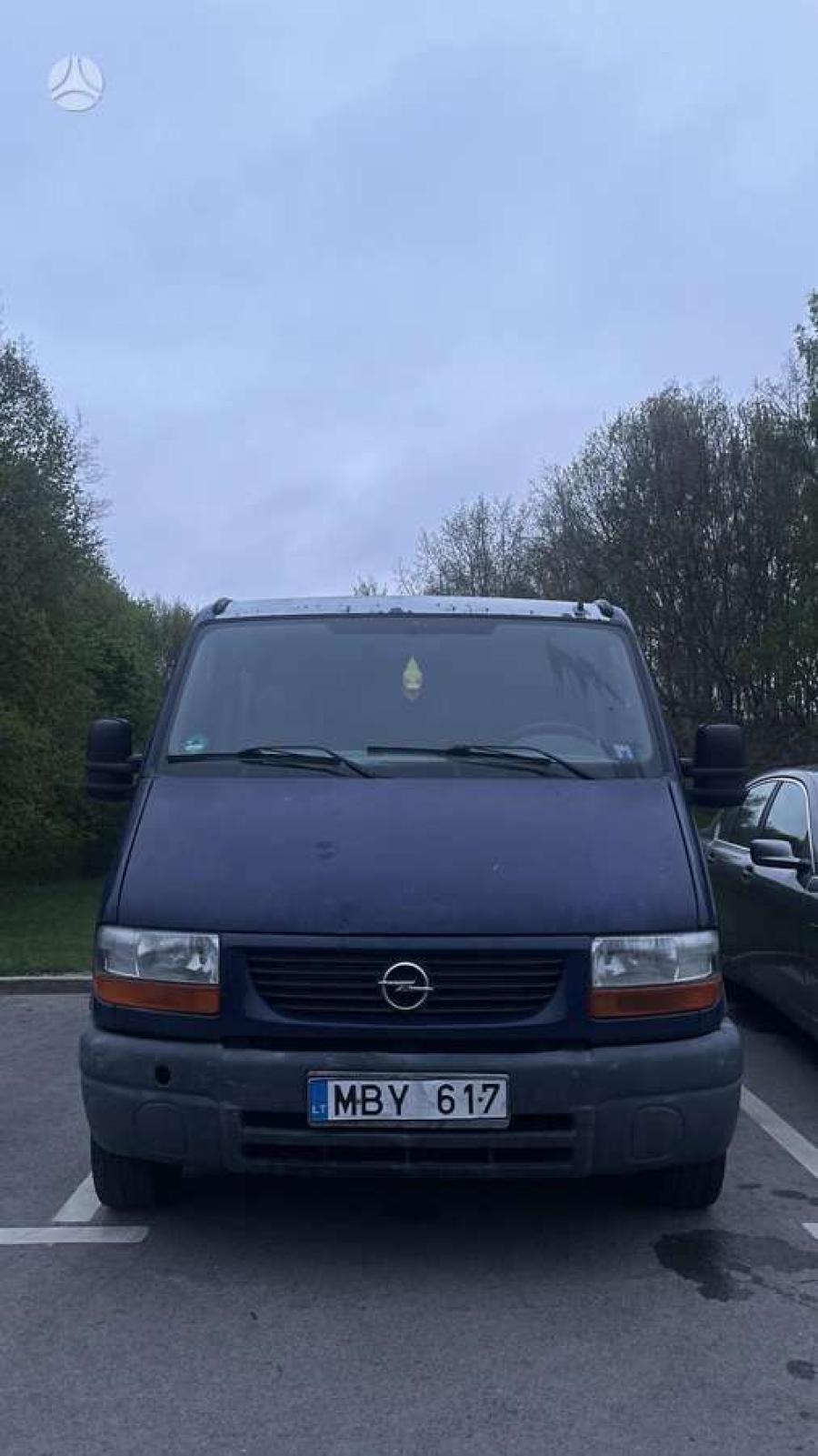 Синий Опель Movano 2003 в Шяуляй, объемом двигателя 1.87 л и пробегом 400 тыс. км за 950 €, фото 1 на AUTOMOTO.COM.LV